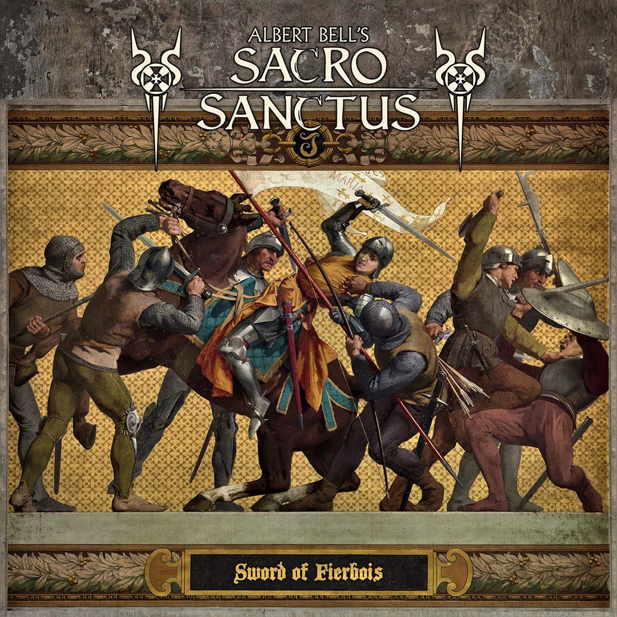 Albert Bell’s Sacro Sanctus return with the fourth full-length album »Sword Of Fierbois«, out ...