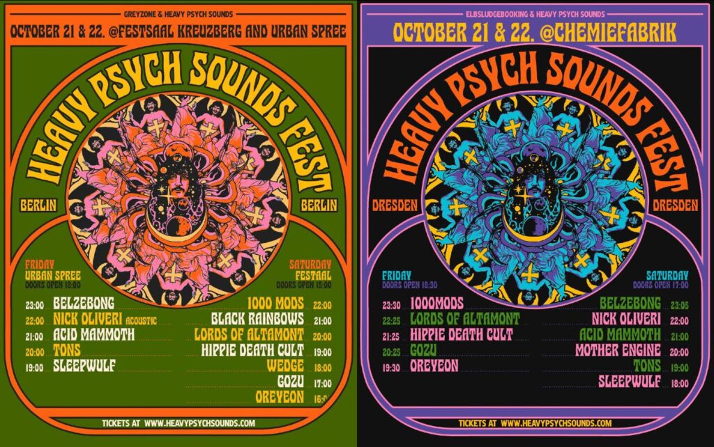 Heavy Psych Sounds reveal timetables for Berlin and Dresden editions to ...