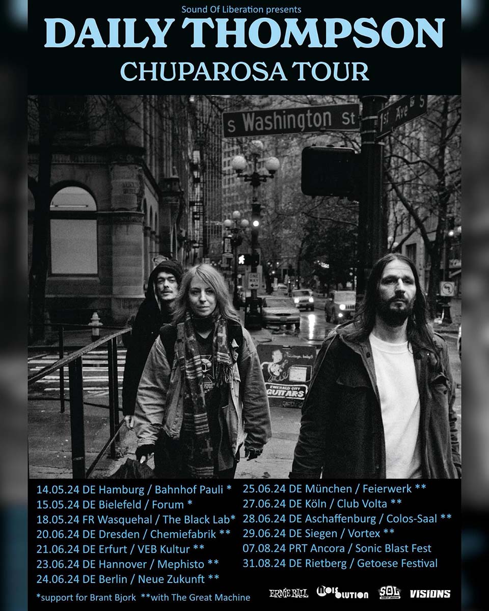 German fuzz rock trio Daily Thompson reveals upcoming tour dates for ...