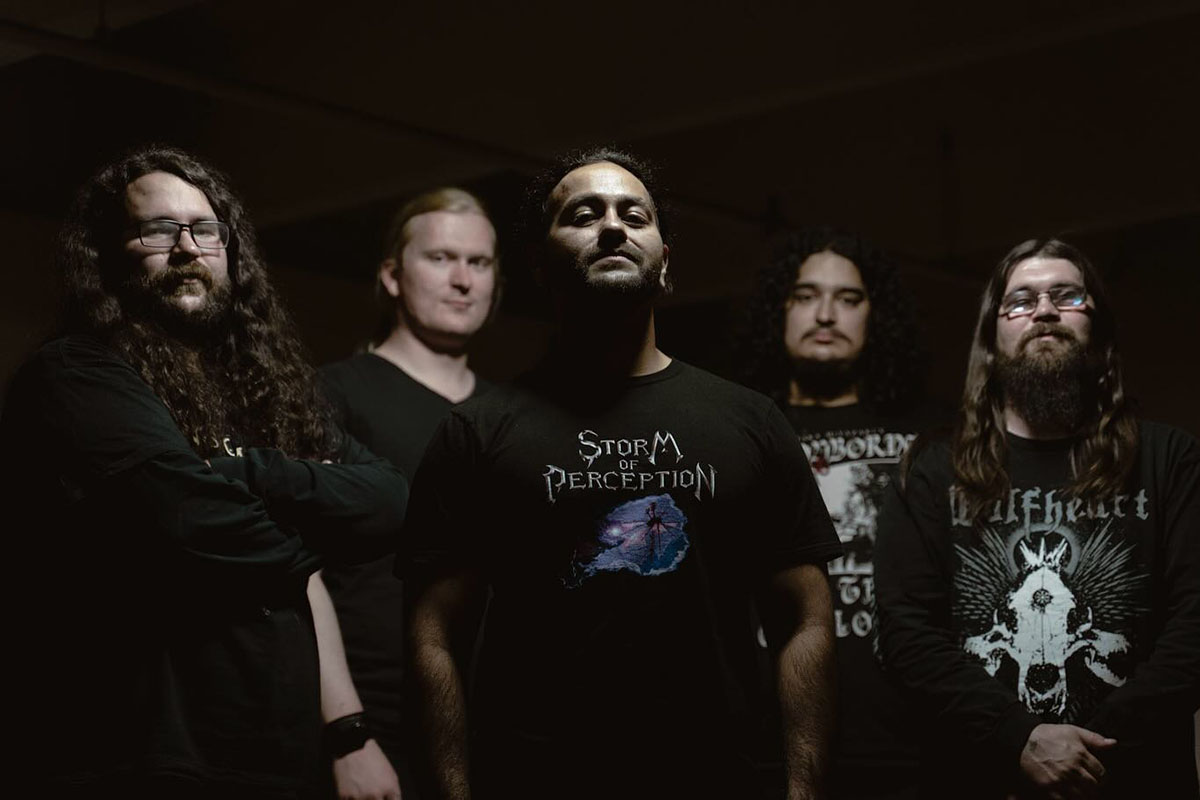 US atmospheric death/doom metal band Borne Of Ash presents their debut ...