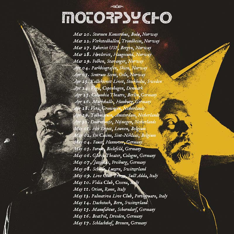 Norwegian rock veterans Motorpsycho released new self-titled album; out ...
