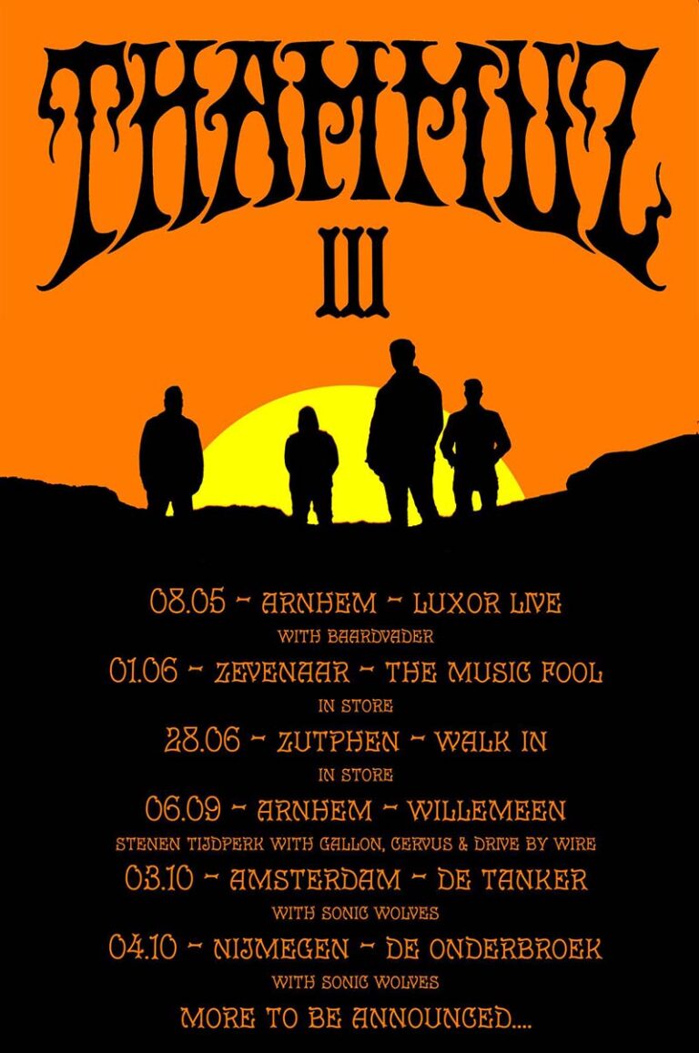 Dutch heavy rockers Thammuz announce new studio album »III« and reveal ...