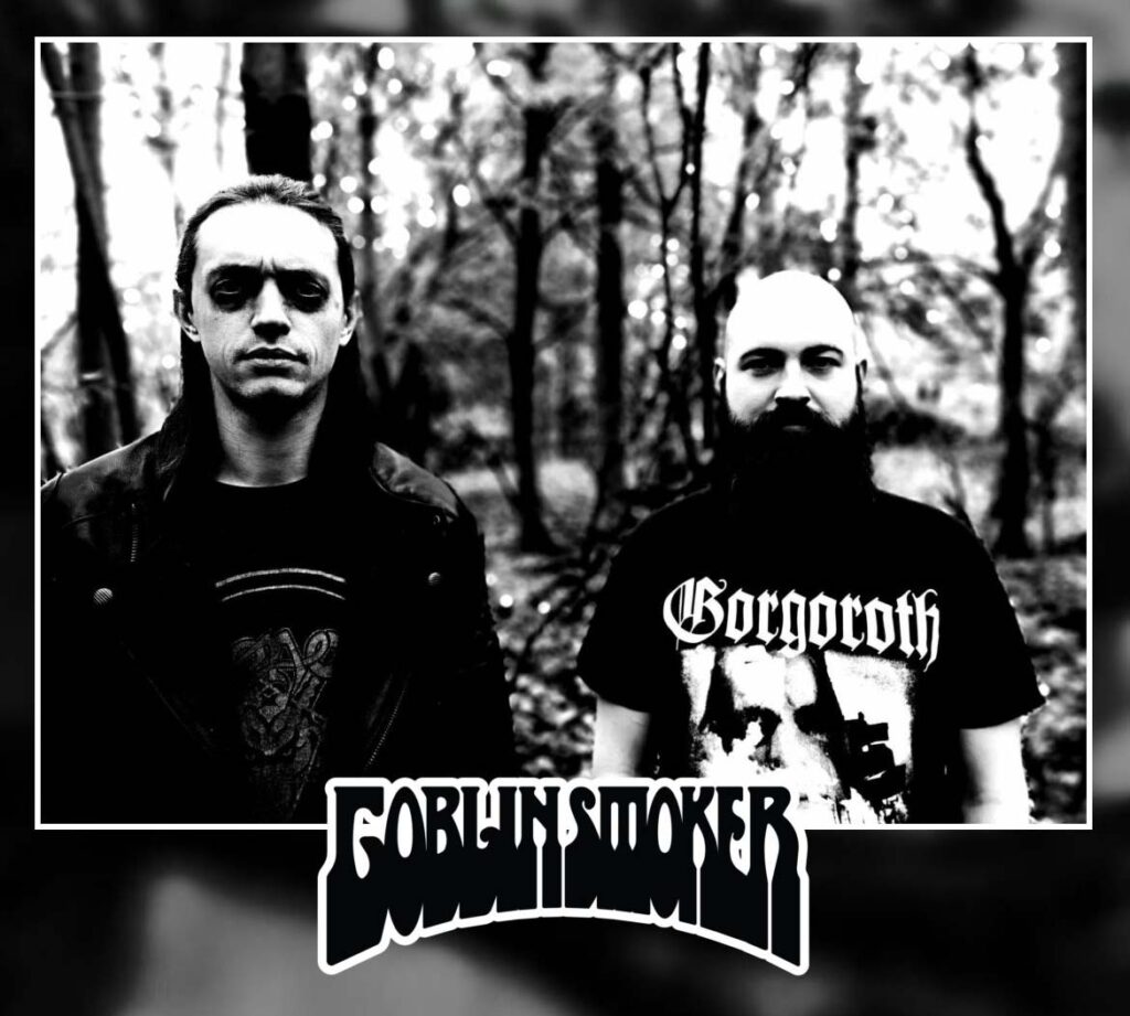 UK sludge/doom metal duo Goblinsmoker presents their debut album »The ...
