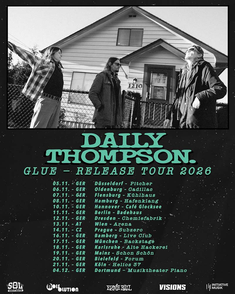 German heavy fuzz rockers Daily Thompson announce headline tour dates ...